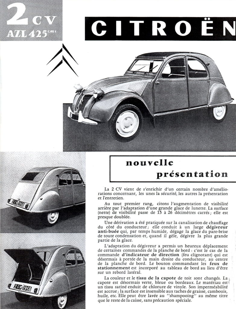 2CV AZL – 1956 – Le site référence sur la 2CV