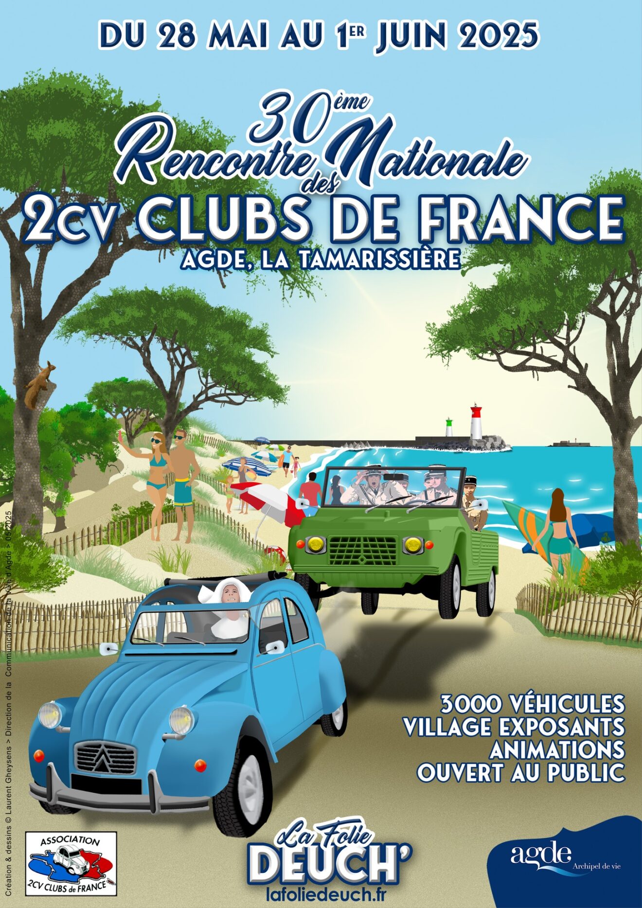 Nationale 2CV à Agde / Marseillan – 2025 – Le site référence sur la 2CV